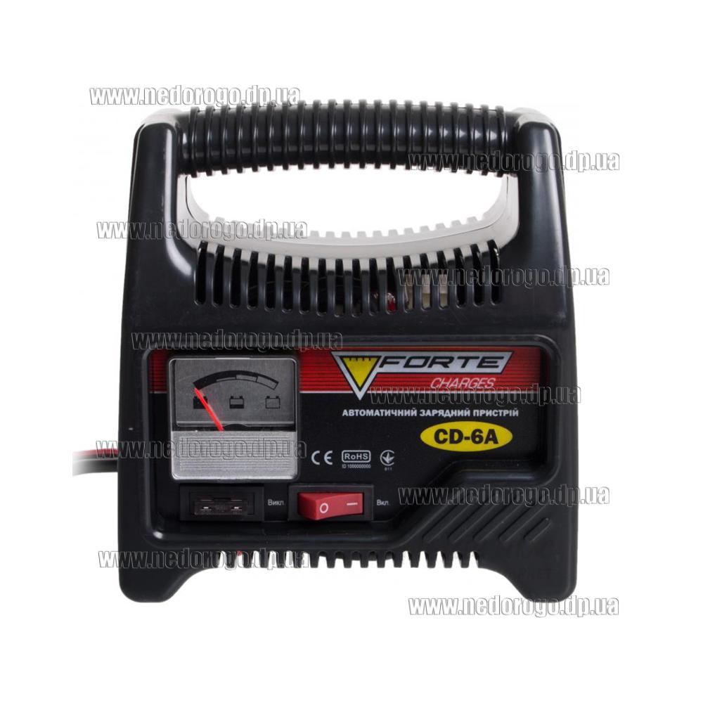 Зарядное устройство для АКБ Forte CD-6A (6/12В), зарядное для ...