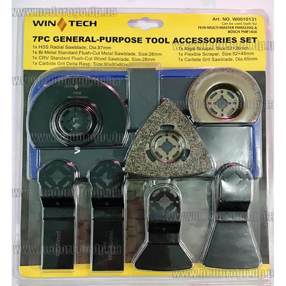 Универсальный набор насадок для реноватора Wintech W0010131 (7 ...