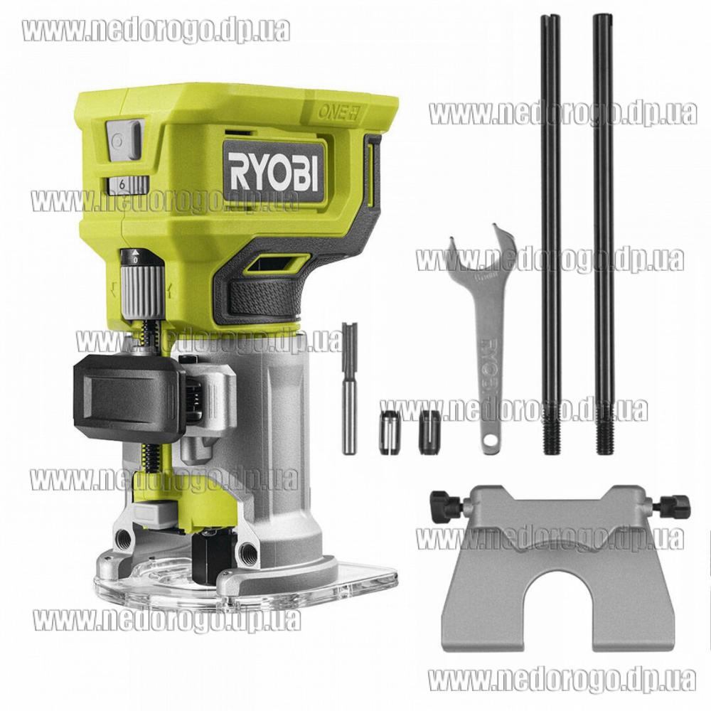 Ryobi RTR18-0 аккумуляторный кромочный фрезер 18В ONE+ (с подсветкой ...