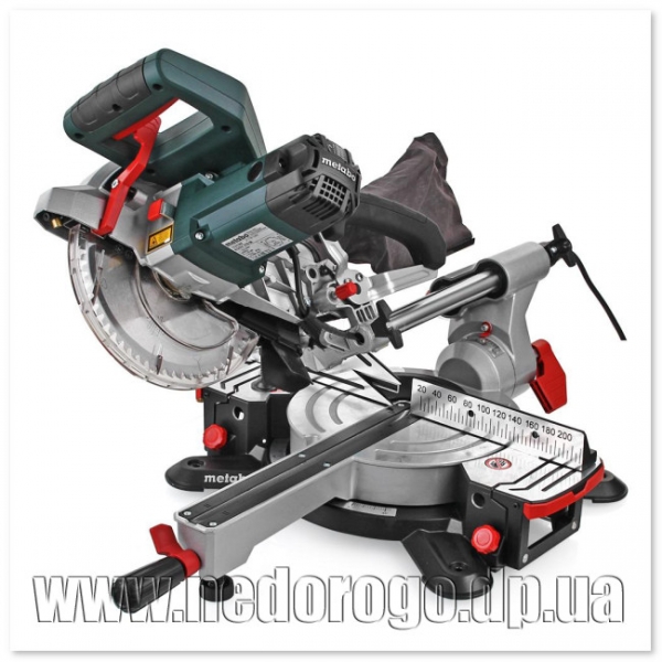 Metabo KGSV 216 M торцовочная пила с протяжкой и регулировкой оборотов ...