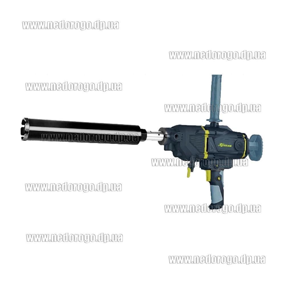 Дрель алмазного бурения Titan PDAKB120 new 2000Вт ½" и 1-1/4" 120мм ...