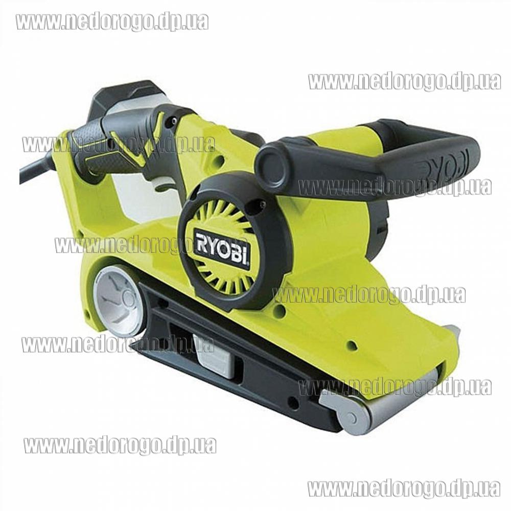 Профессиональная ленточная шлифмашина с регулировкой в кейсе Ryobi EBS ...