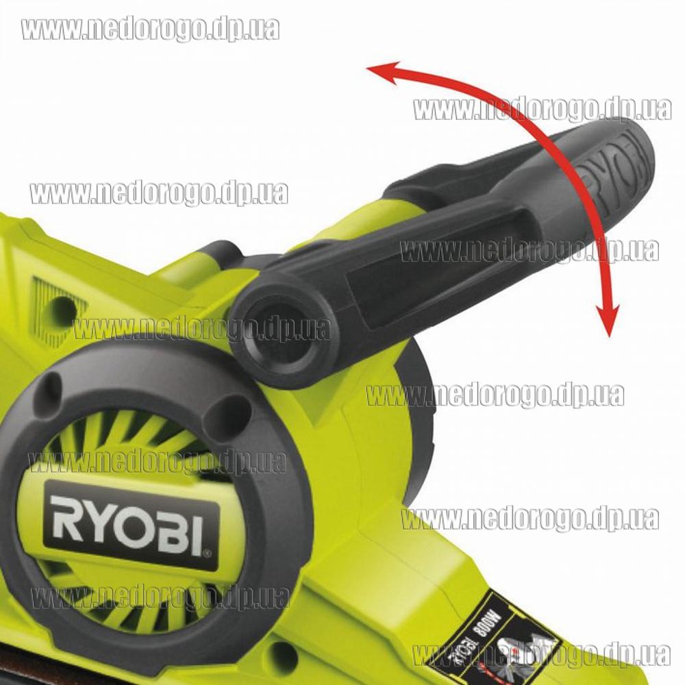 Профессиональная ленточная шлифмашина с регулировкой в кейсе Ryobi EBS ...