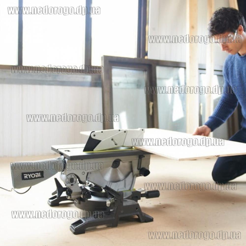 Ryobi RTMS1800-G профессиональная торцевая пила 1800вт с верхним столом ...