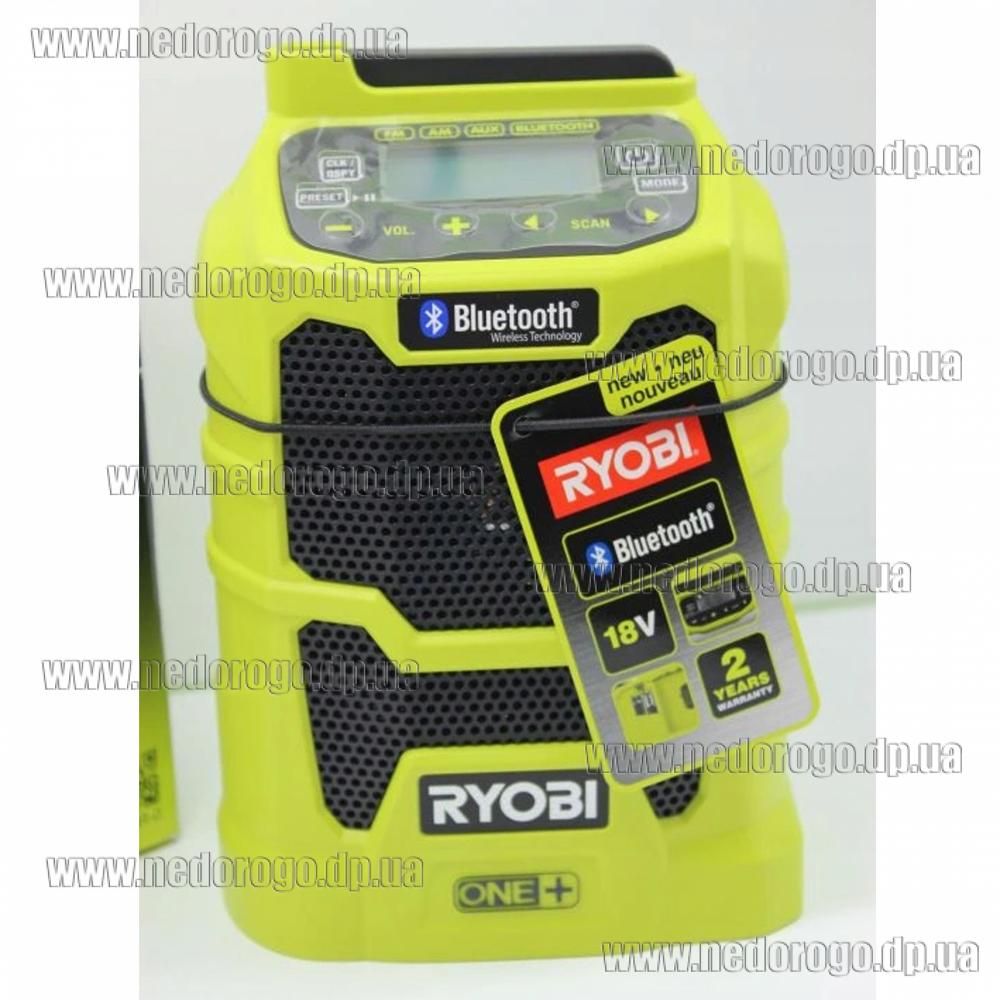 Ryobi R18R-0 ONE+ аккумуляторный радиоприемник с Bluetooth и USB ...