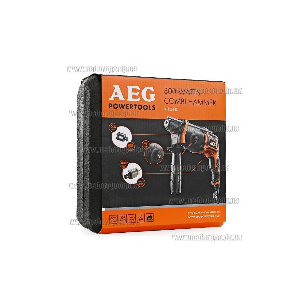 AEG KH 24 IE арофессиональный перфоратор 800 Вт 2.4 Дж (4935451555 ...
