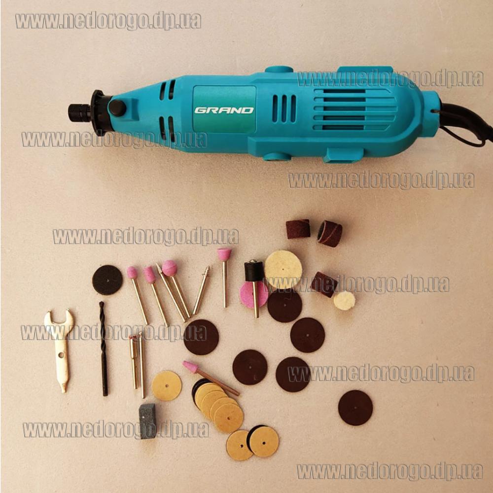 Гравер Grand МГ-570/40 (570 вт 40 насадок без гибкого вала в коробке ...