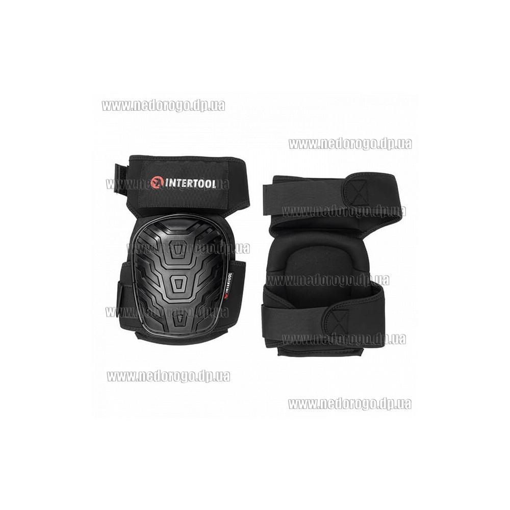 Наколінники захисні, протиковзкі накладки з ПВХ INTERTOOL SP-0054, Наколінники захисні, накладки ...