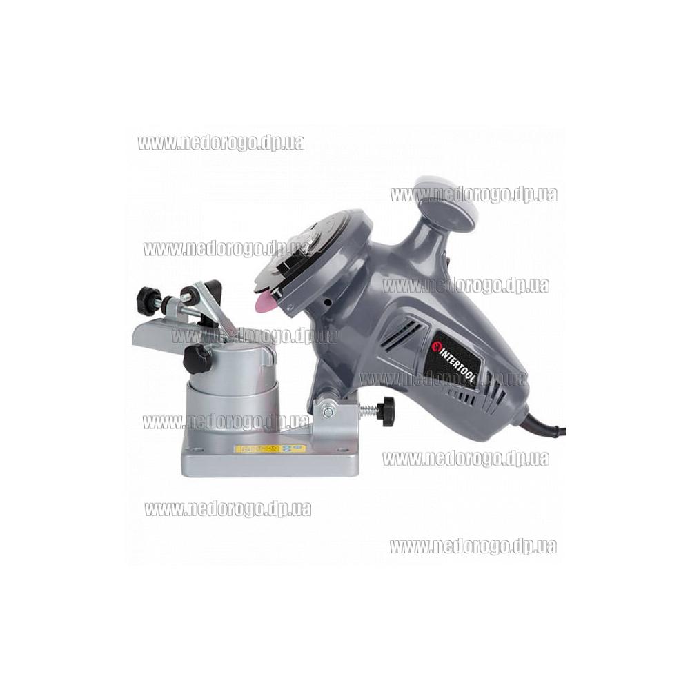 Верстат для заточування ланцюгів 250 Вт INTERTOOL DT-0850, , 7500 об/хв, 100*10*3.2 мм, Интертул ...