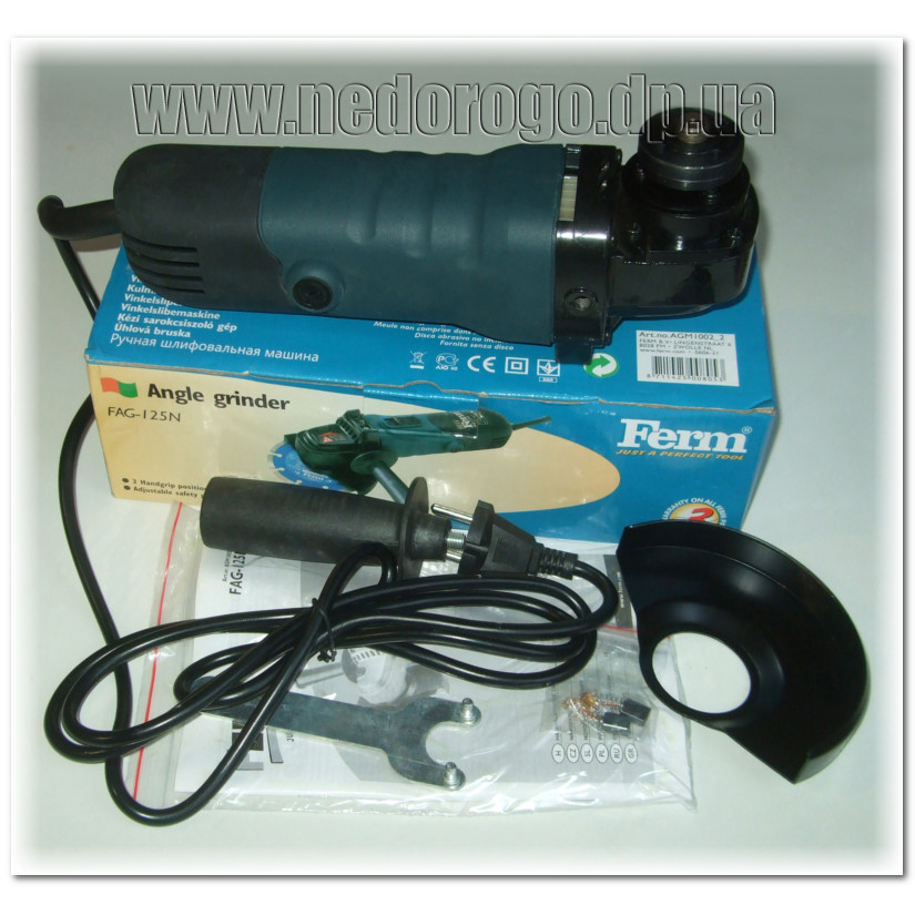 Ferm FAG-125NУгловая шлифовальная машинка 125мм, Ferm, Ферм, fag 125n ...